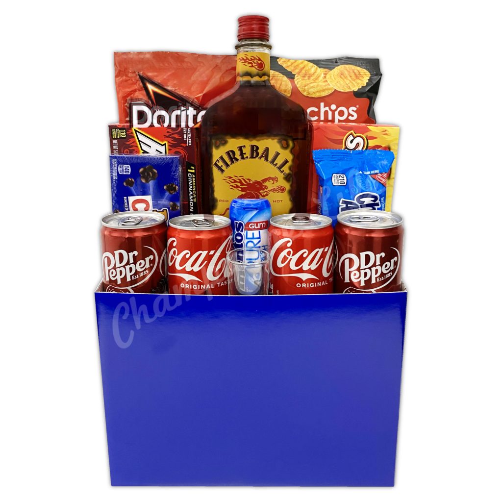 Cigar & Snacks Gift Basket - Champagne Life Gift Baskets
