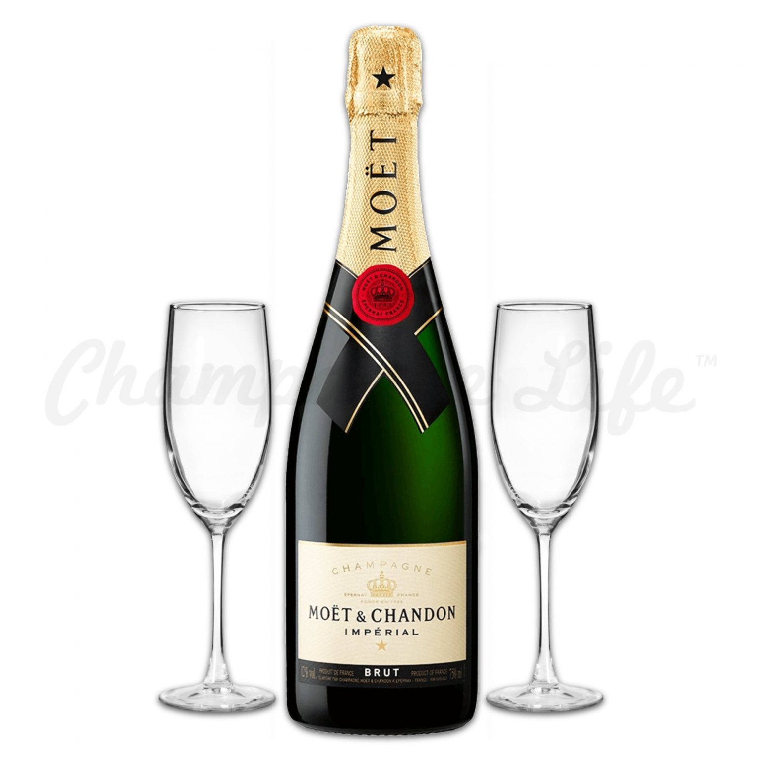 Moet & Chandon Imperial Brut Toast Set - Champagne Life Gift Baskets