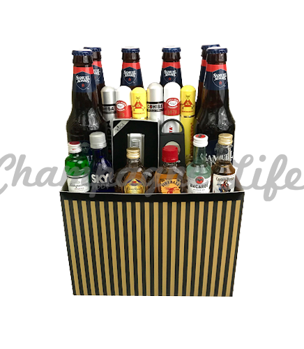 NFL Las Vegas Raiders™ Gift Basket - Champagne Life Gift Baskets