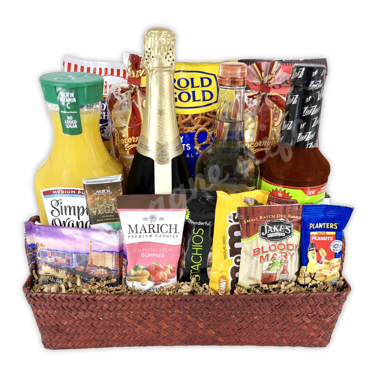 Bourbon and Cigar Gift Basket | Champagne Life Gifts