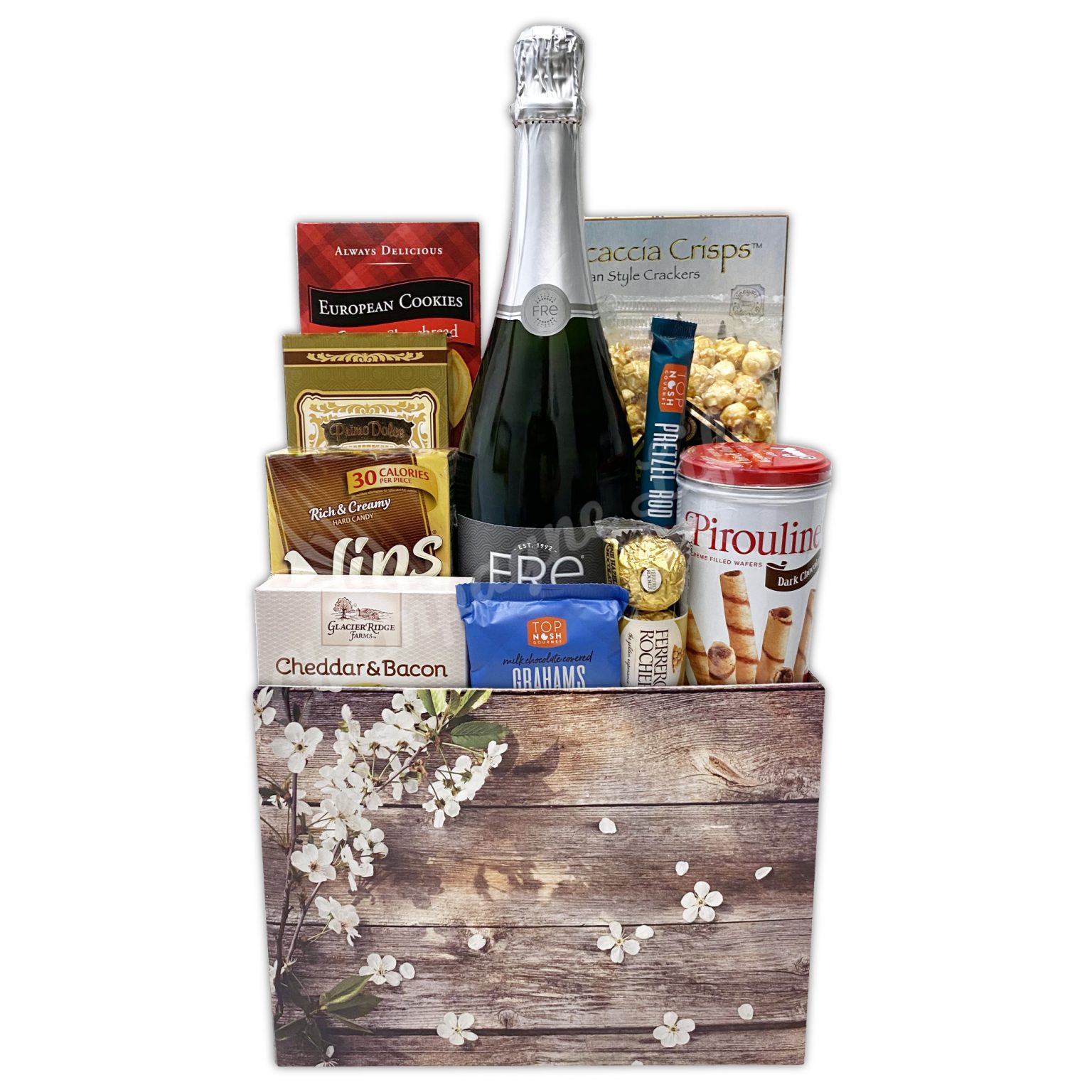 Gold Celebration Gift Basket - Champagne Life Gift Baskets