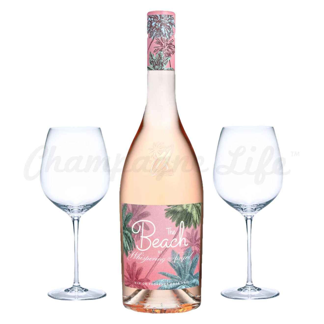 The Beach Rosé by Whispering Angel Toast Set | Champagne Life Gifts