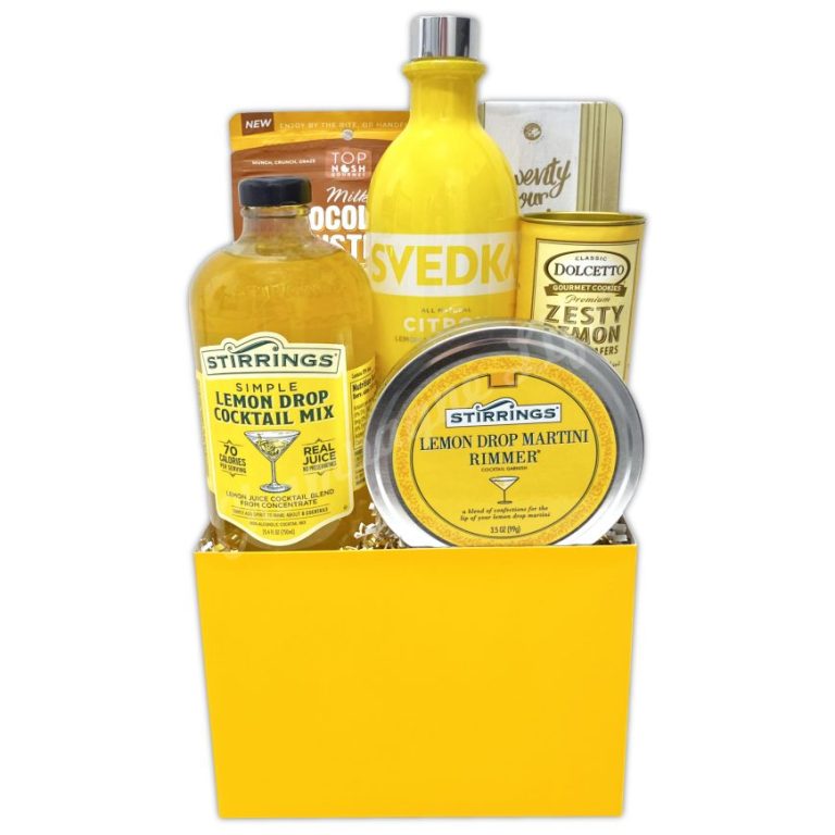 Lemon Drop Gift Basket | Champagne Life Gifts