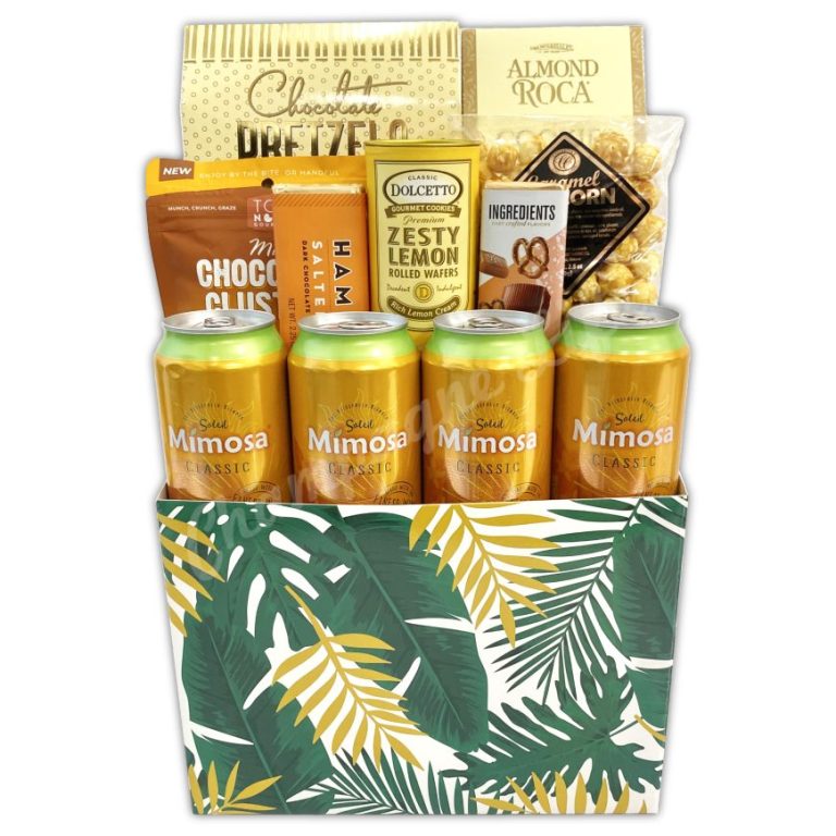 Mimosa & Snacks Gift Basket | Champagne Life Gifts
