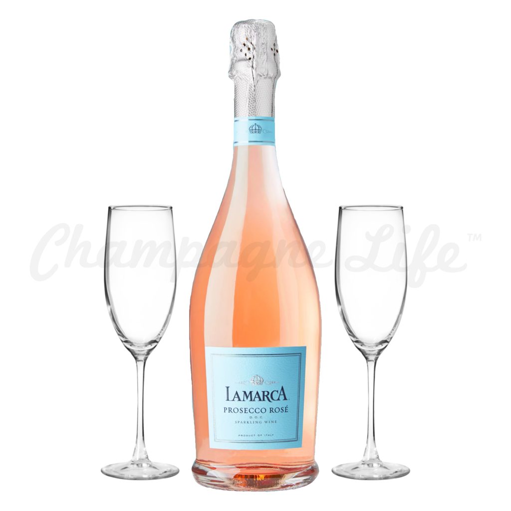 La Marca Prosecco Rosé Toast Set | Champagne Life Gifts