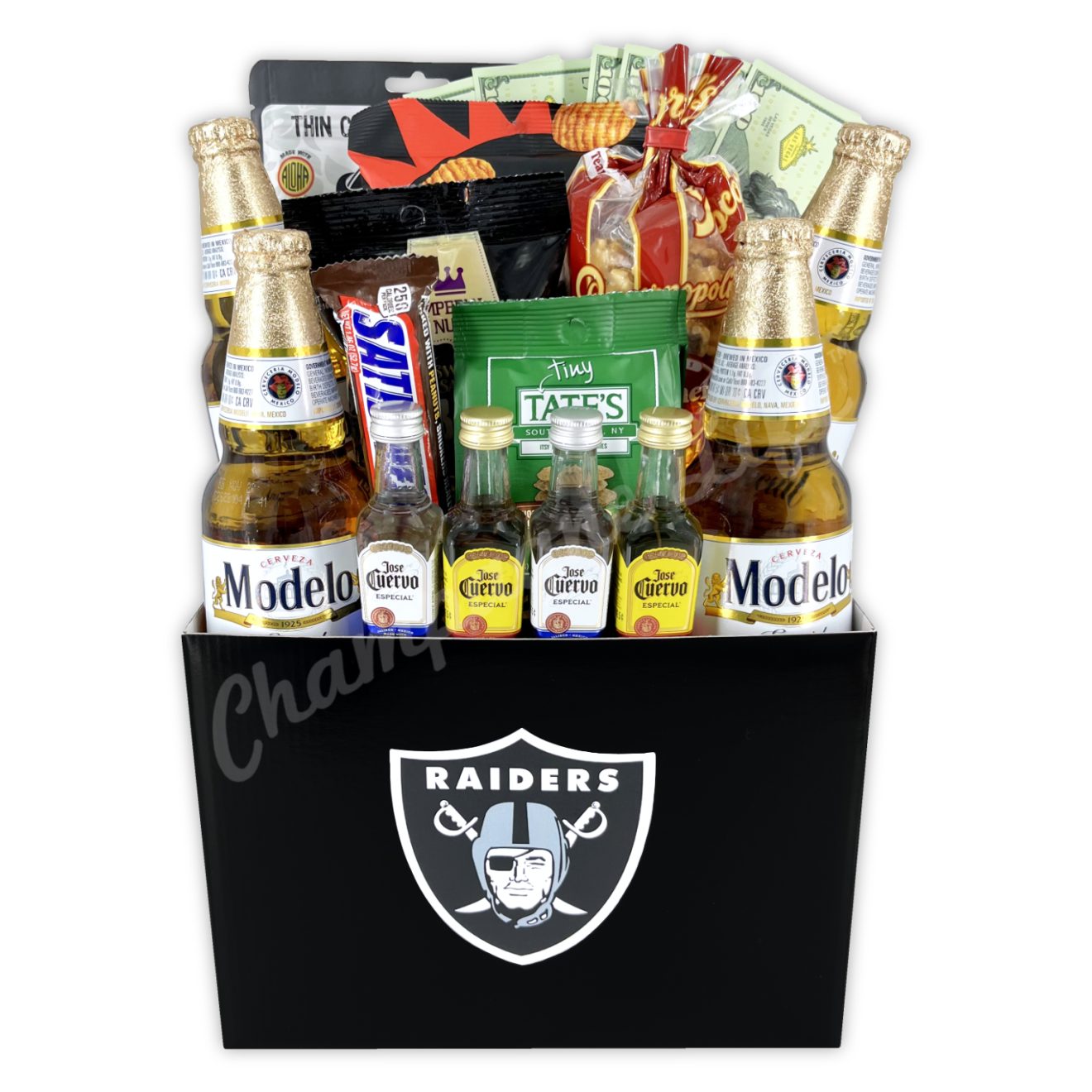 NFL Las Vegas Raiders™ Gift Basket | Champagne Life Gifts