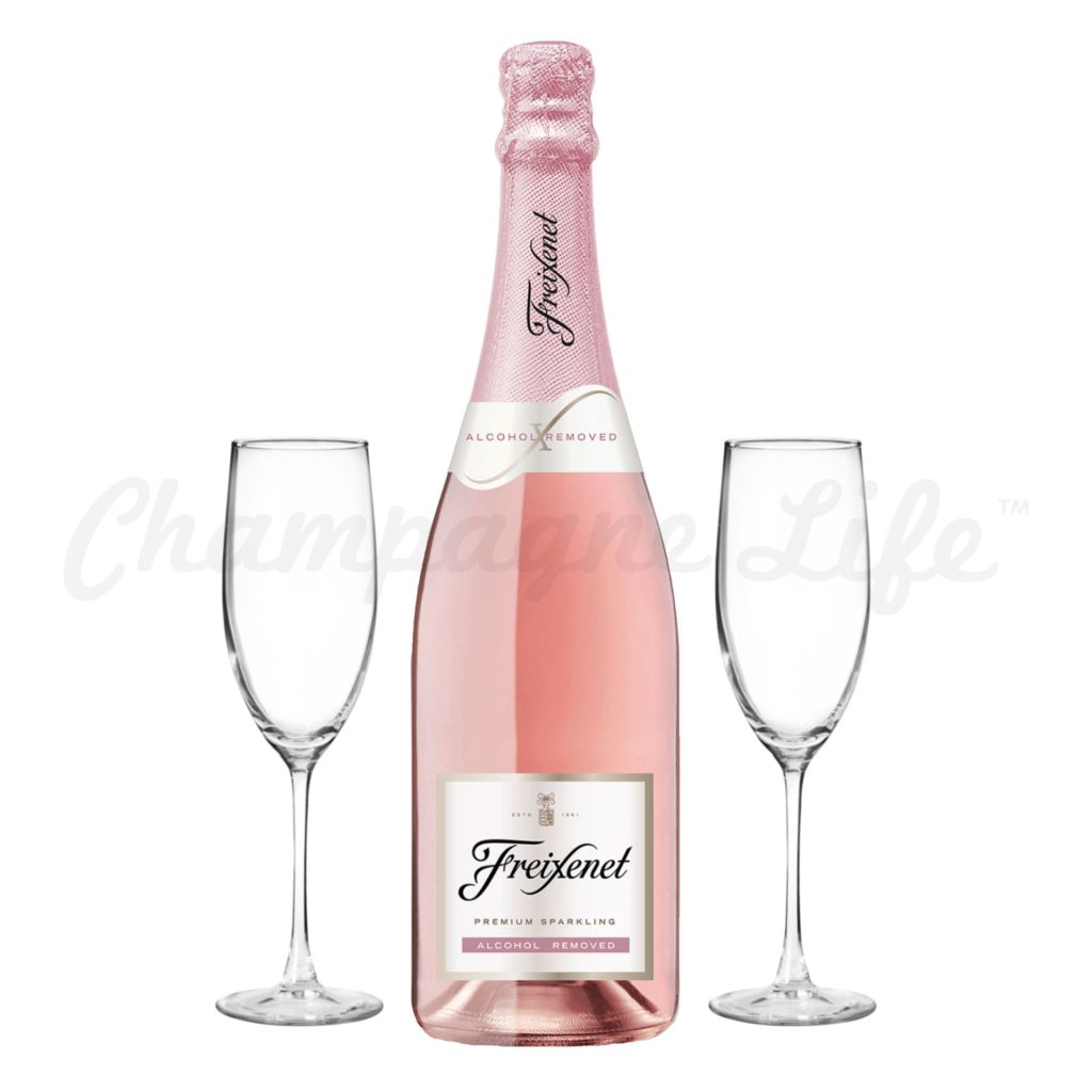 Freixenet Sparkling Rosé - Alcohol-Free Toast Set | Champagne Life Gifts